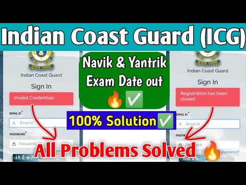 ICG Website login Problem🧐(Invalid Credentials, Registration hs been ...