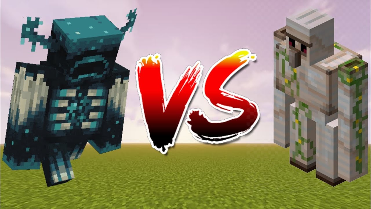 MINECRAFT MOB KING V/S IRON GOLEM WHO WILL WIN - YouTube