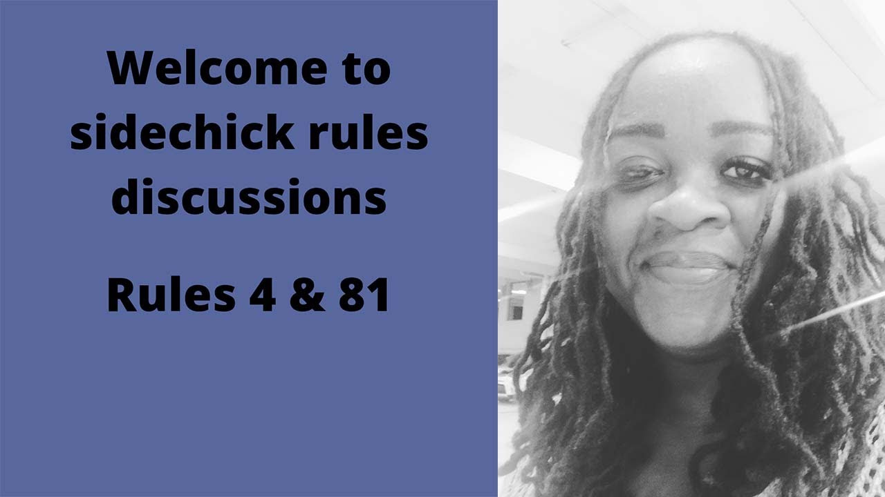 Side chick Rules 4 & 81|Freita Black - YouTube