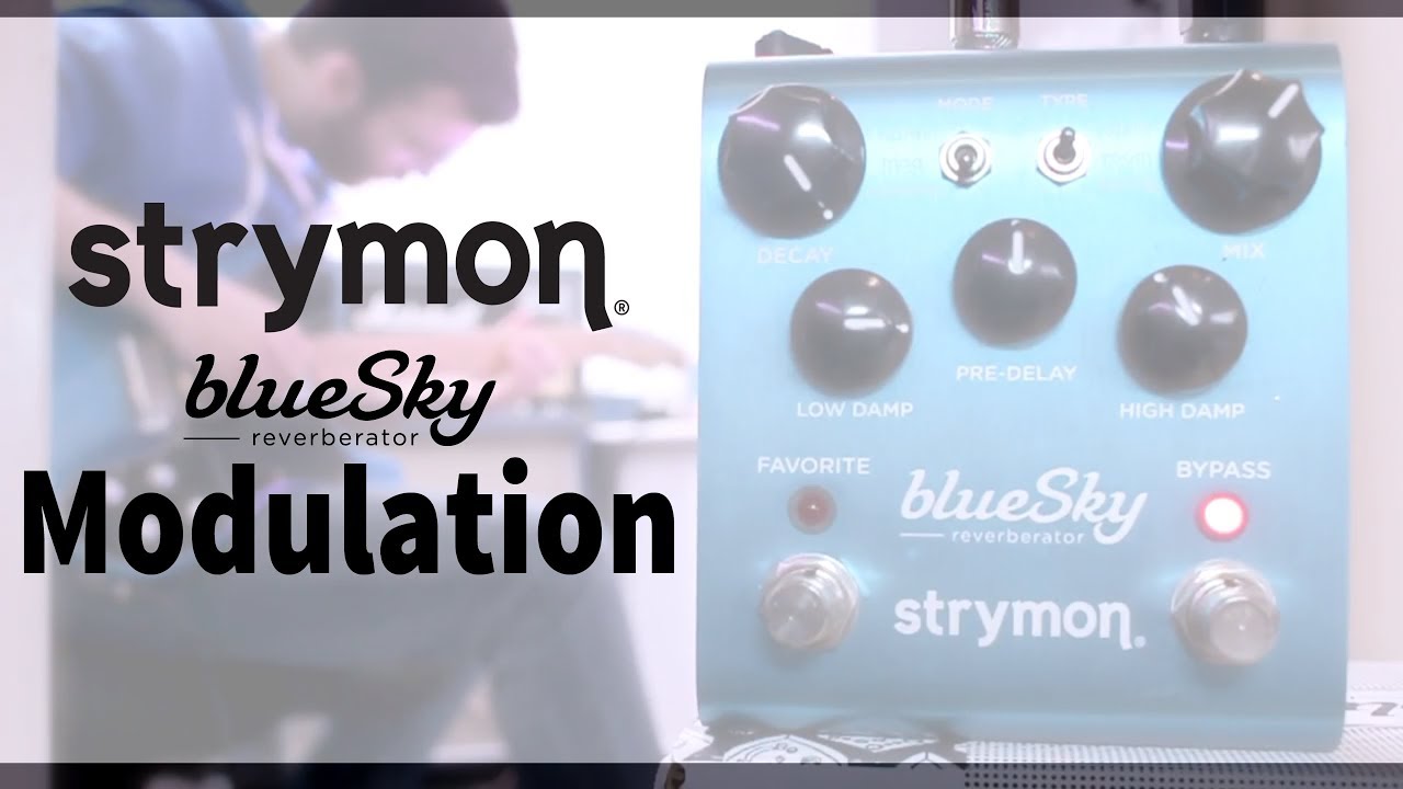 Strymon Blue Sky | Mod | Plate | Setting [This sounds pretty Ambient!] - YouTube