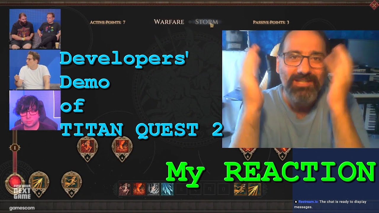 Titan Quest 2| Gamescom - Developers' Demo - My Reaction! - YouTube