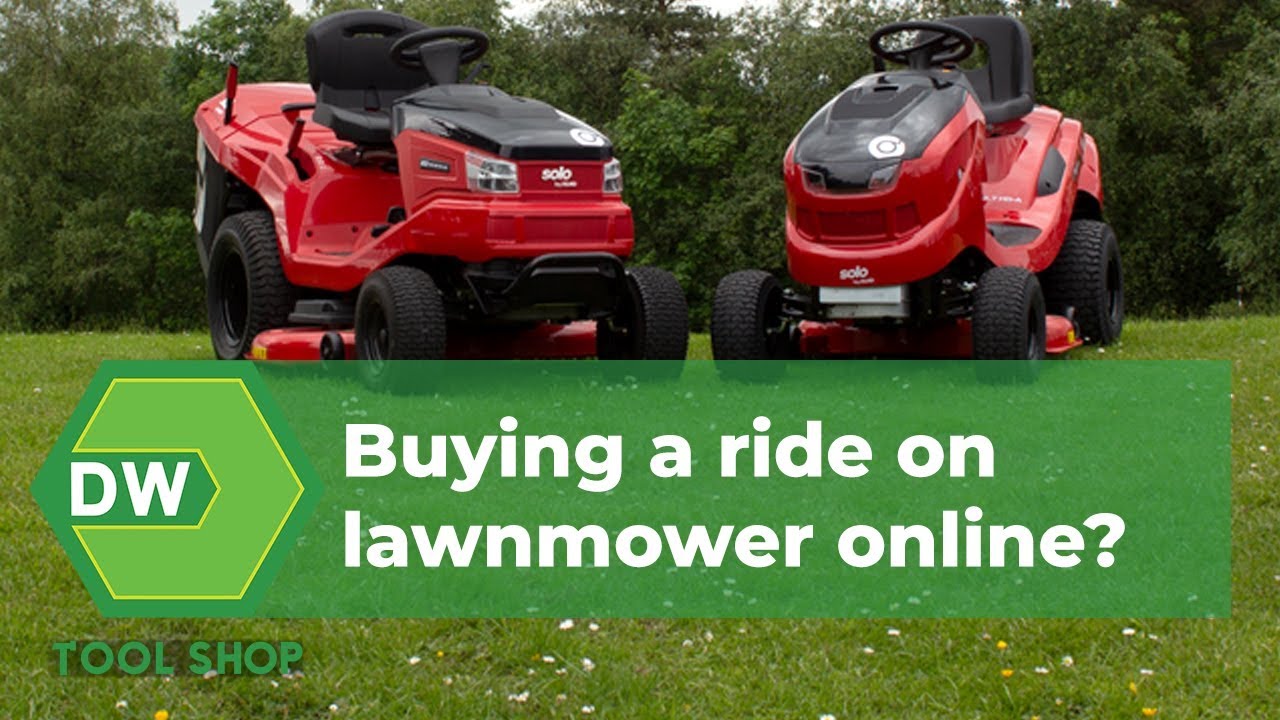 How easy is it to order a ride on lawnmower online? - YouTube