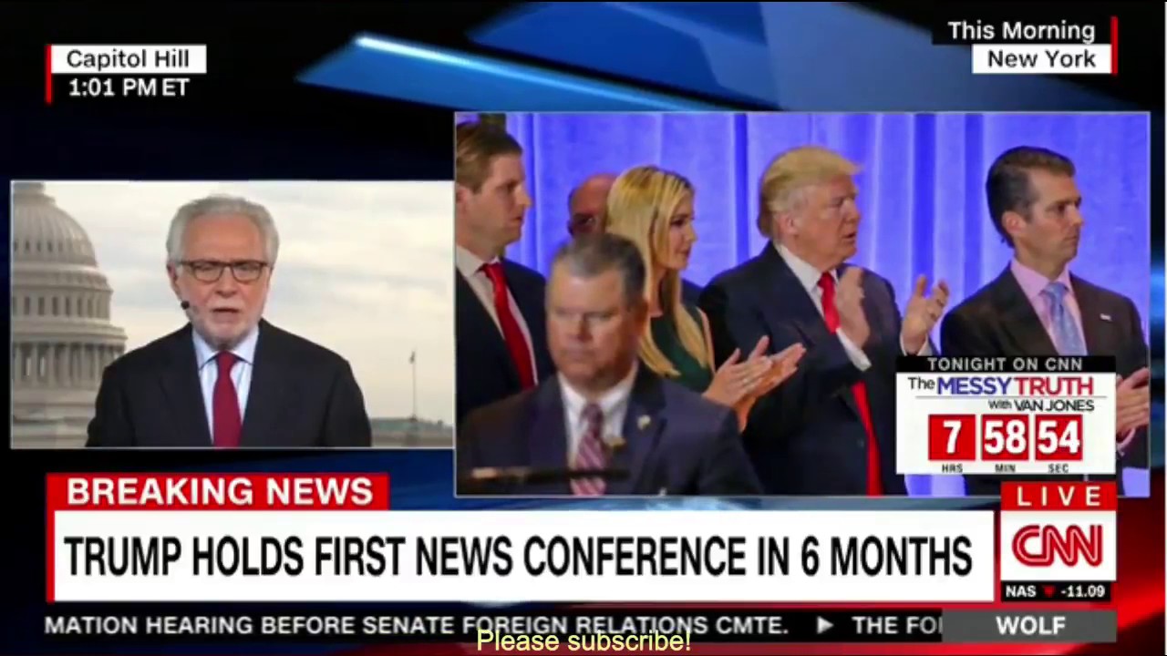 Trump To Hold First News Conference - LIVE CNN NEWS TODAY - DONALD ...