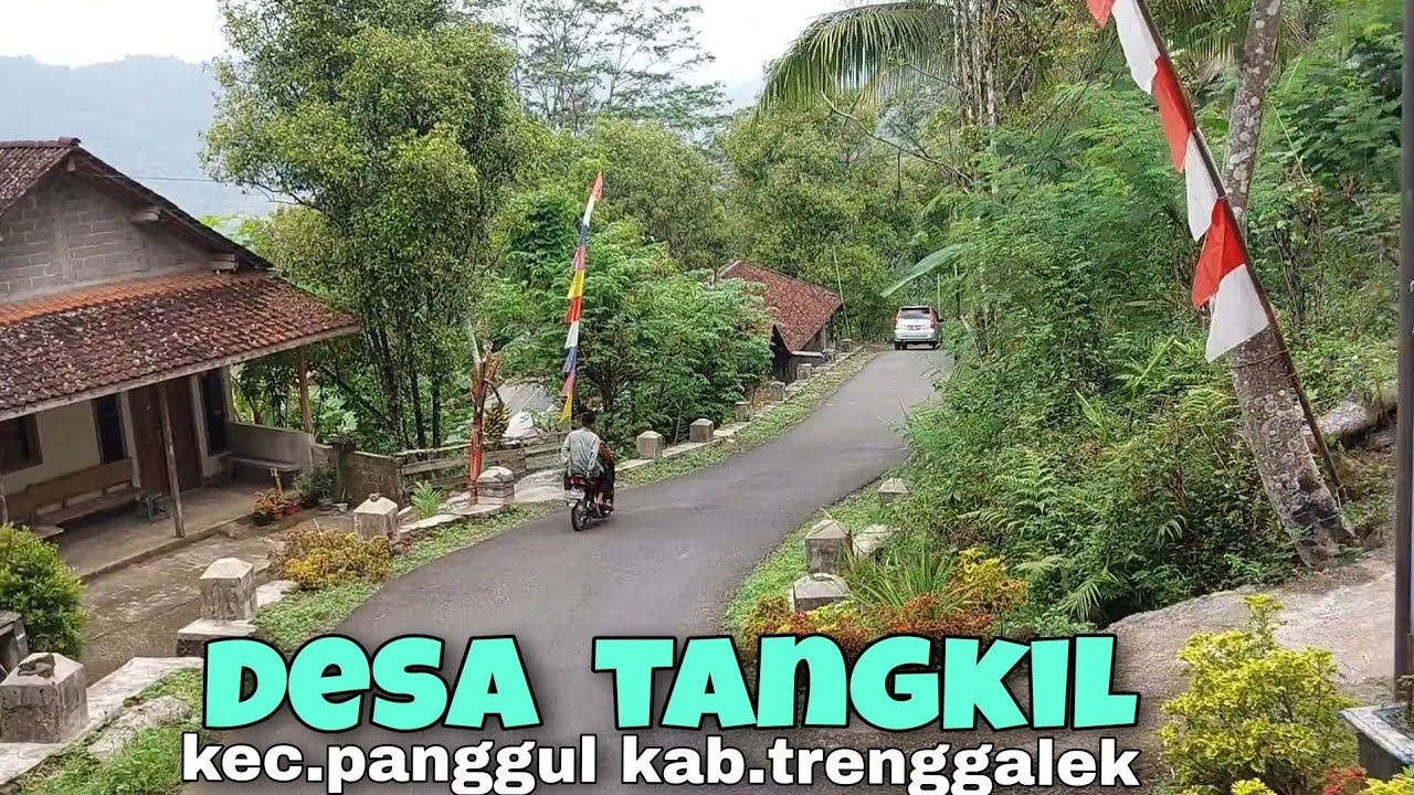 Indahnya jalan dan kampung di desa tangkil,PERJALANAN SAMPAI RUMAH ...