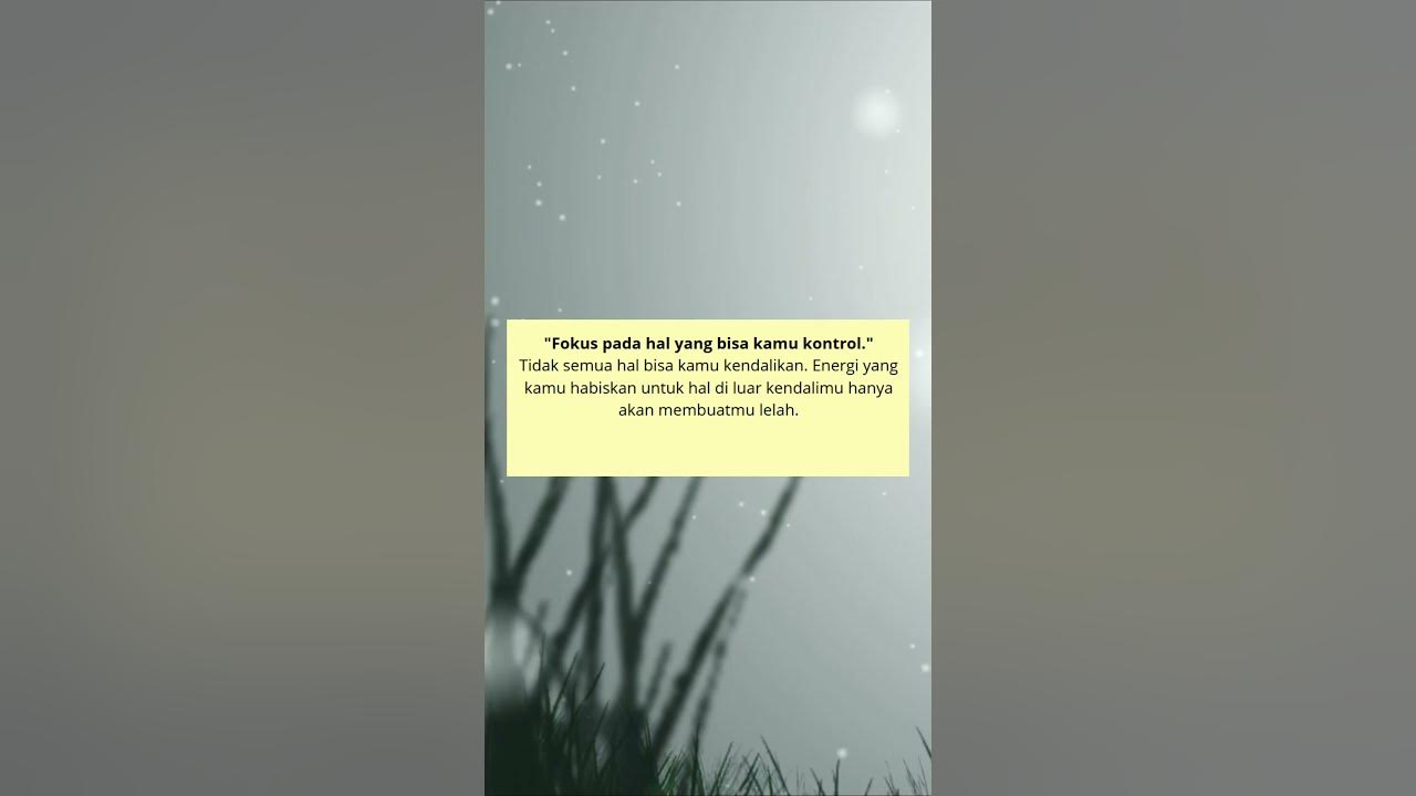 fokus pada hal yang bisa kamu kontrol #shorts #motivasi #bisnis #sukses #pengusaha #muda # ...