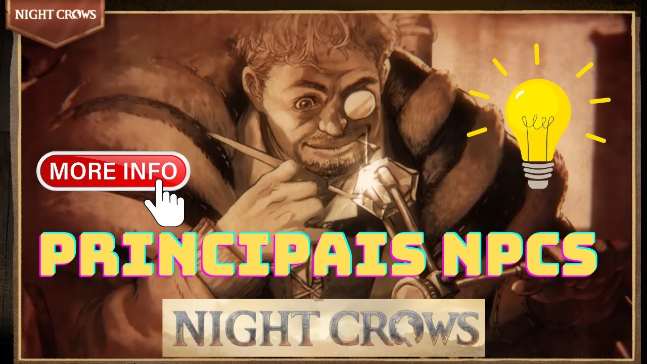 NIGHT CROWS - CONHEÇA OS PRINCIPAIS NPC PARA COMPRAR ITENS DESDE O LVL ...