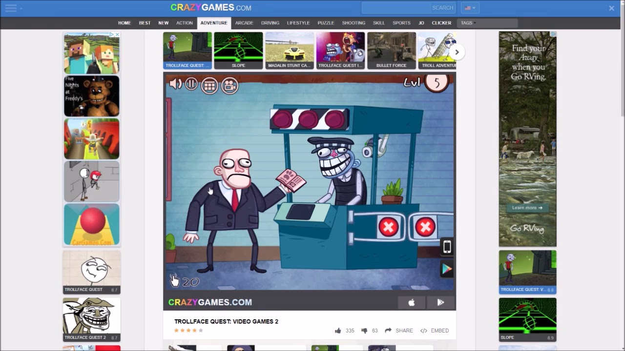 How to Complete TrollFace Quest Video Games 2 | TrollFace Quest Video ...