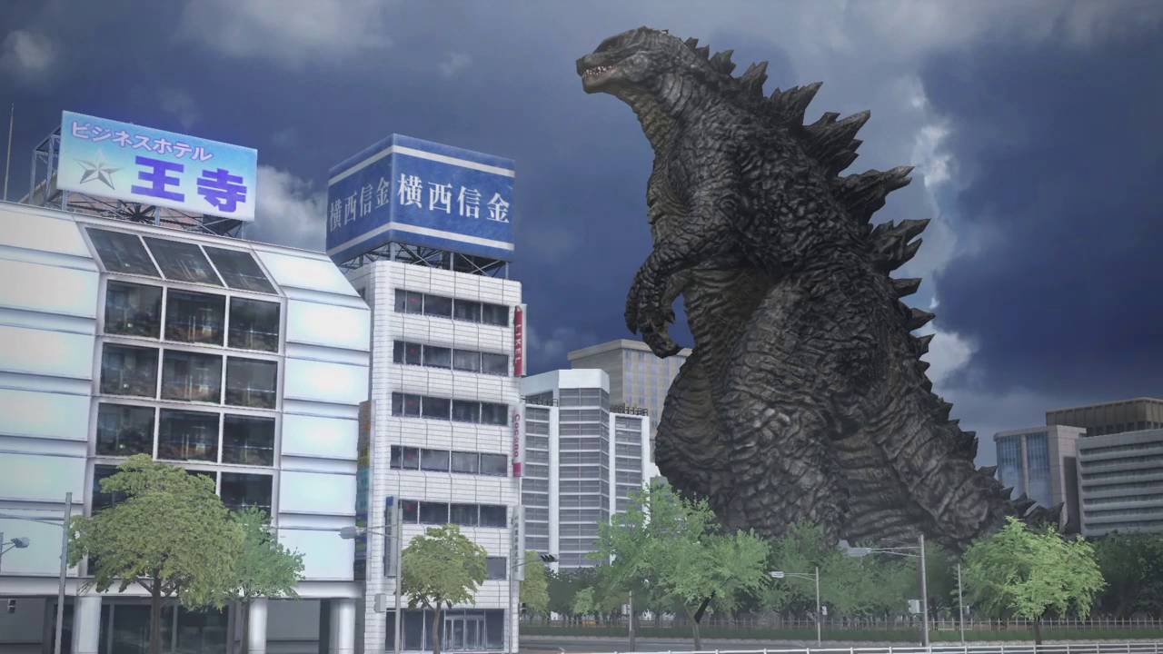 GODZILLA 2014 vs 100 meter Mothra - YouTube