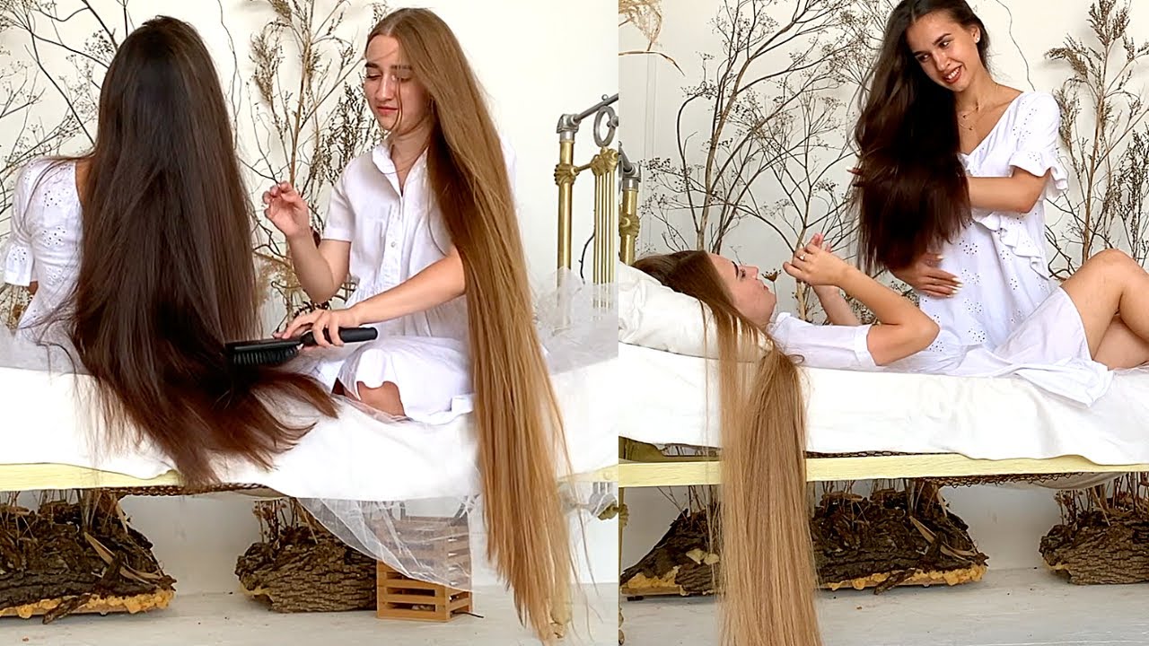 RealRapunzels | Super Beautiful Long Hair x 2 (preview) - YouTube