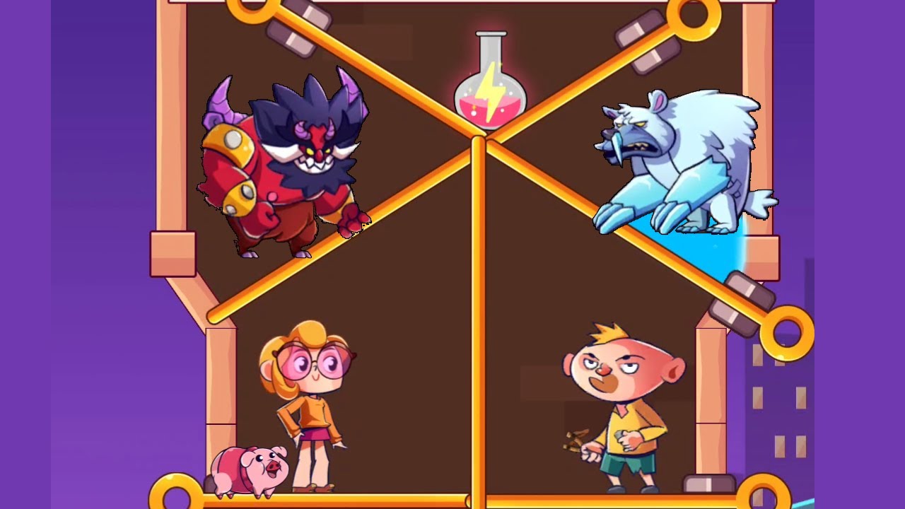 Save The Girl Save Her New Gameplay Puzzle - Pull The Pin Game - YouTube