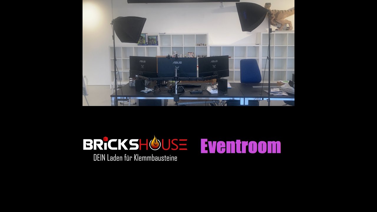 Brickshouse - Eventroom ... erste Einblicke 🙂 - YouTube