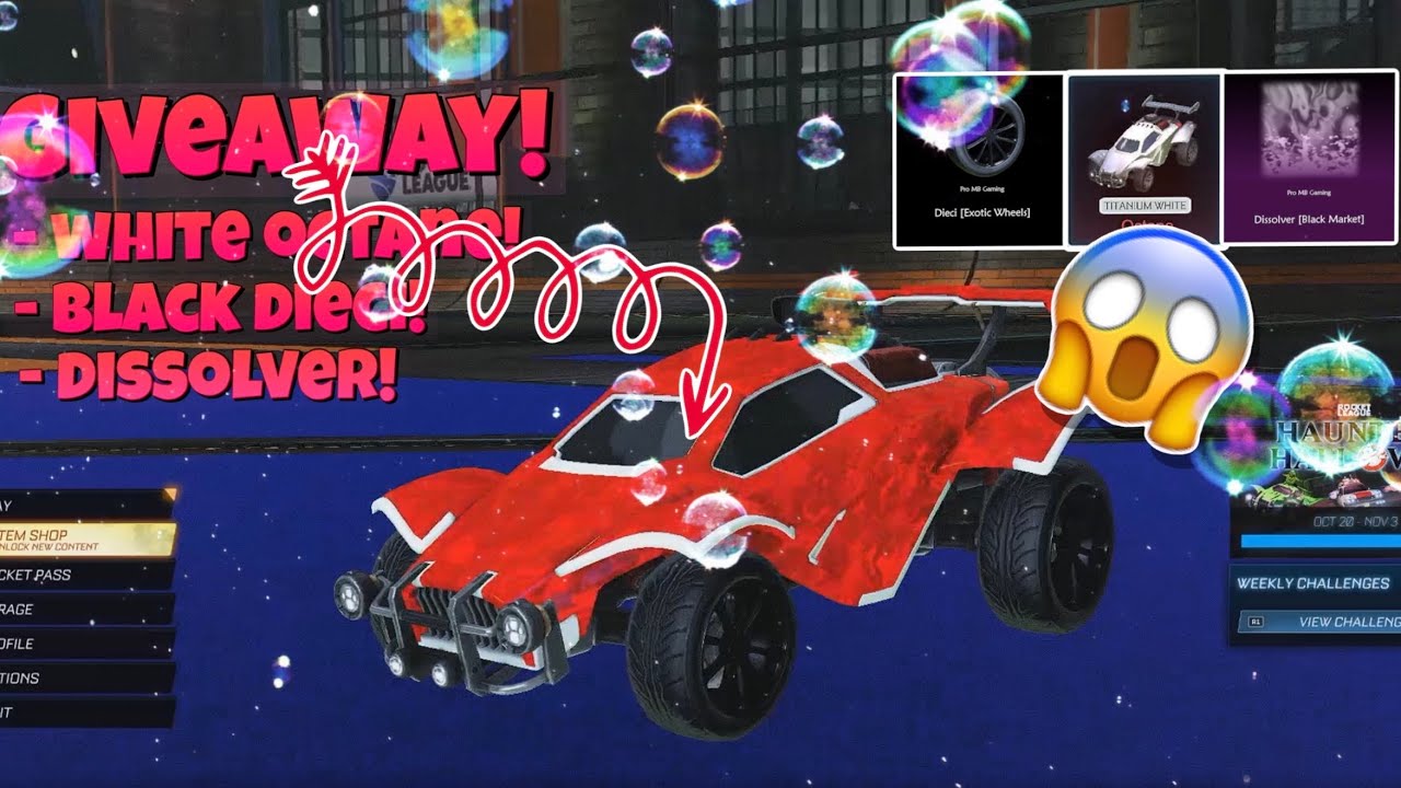 WHITE OCTANE, BLACK DIECI + DISSOLVER GIVEAWAY!! - YouTube