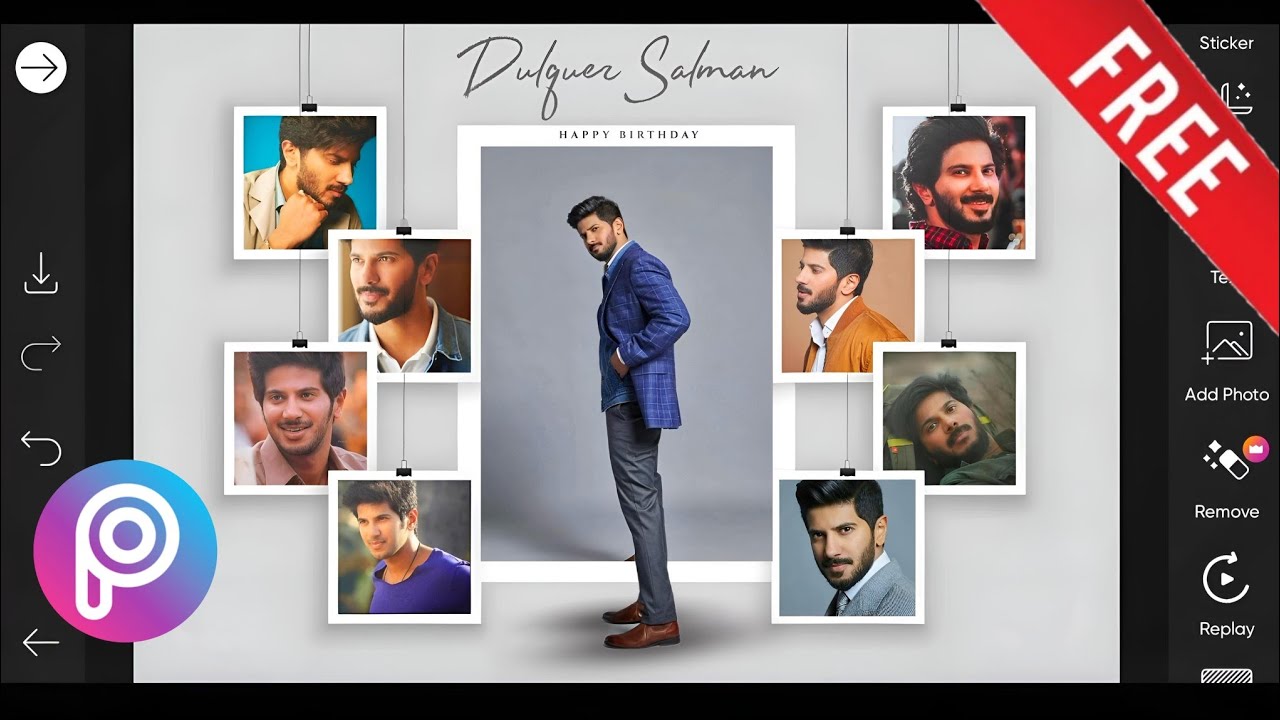 PicsArt easy Birthday poster Design tutorial | Best CDP editing ...