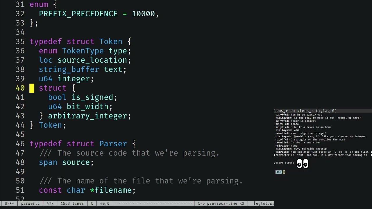 Implementing ARBITRARY Integer Types | Compiler from scratch, for fun :P | 052 - YouTube