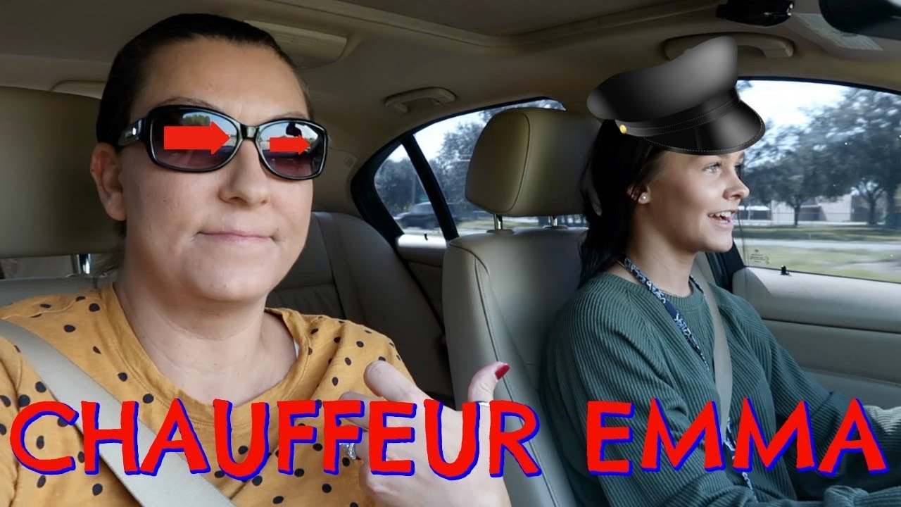 CHAUFFEUR EMMA! DRIVE WITH US! FALL FESTIVAL! EMMA AND ELLIE - YouTube