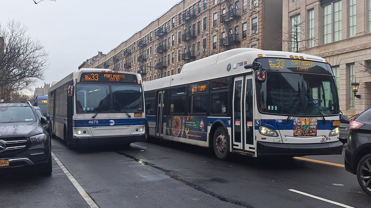 MTA: 2015 NFI XD40 #7186 on the BX33 - YouTube