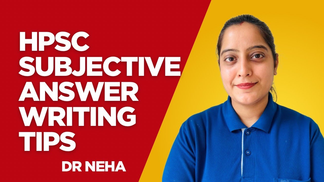 Quick Tips for an effective answer writing by Dr. Neha // HPSC Subject ...