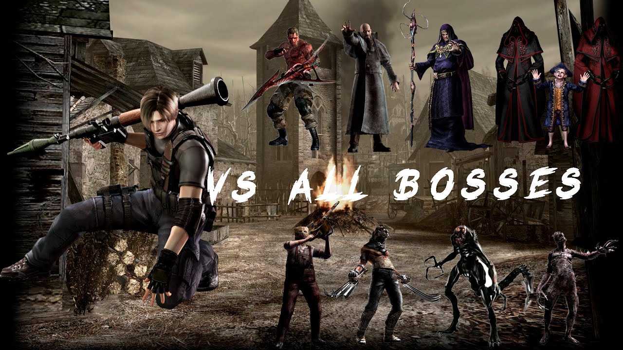 Melawan semua Boss yang ada dengan Basoka infinity - Resident Evil 4 ...