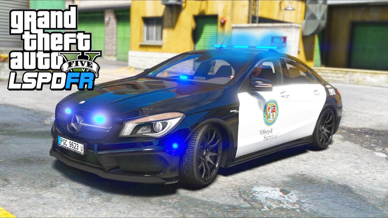 I used this AMG police car and... IT'S AWESOME!! (GTA 5 Mods Gameplay ...