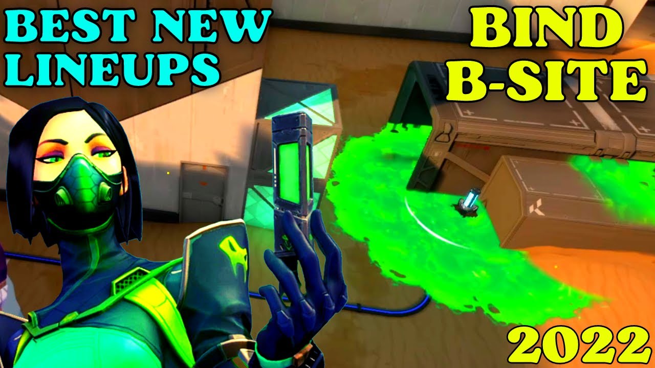 VIPER LINEUPS BIND FOR B SITE | VALORANT EASY GUIDE 2023 - YouTube