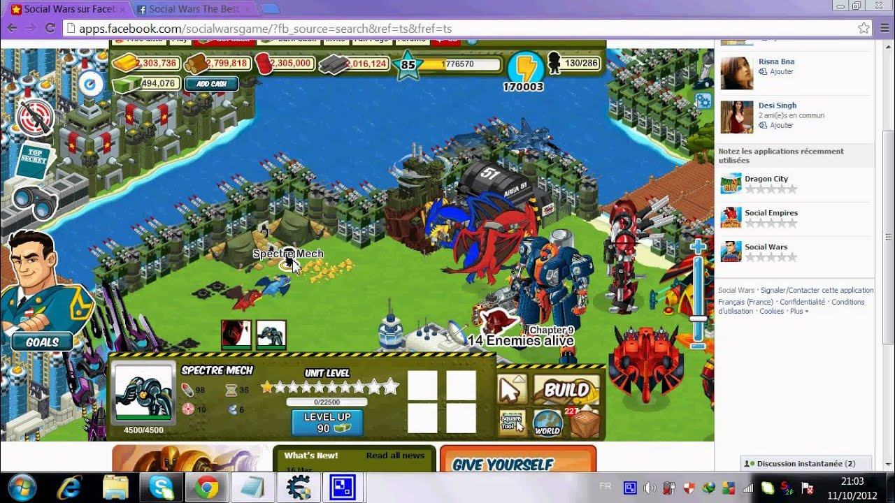 social wars the best hack specter mech - YouTube