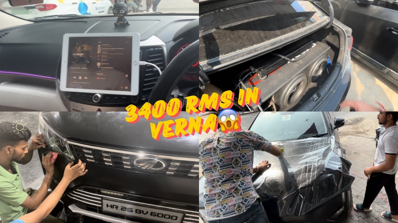 Finally ipad installed in car & 3400 rms in verna 😱 - YouTube