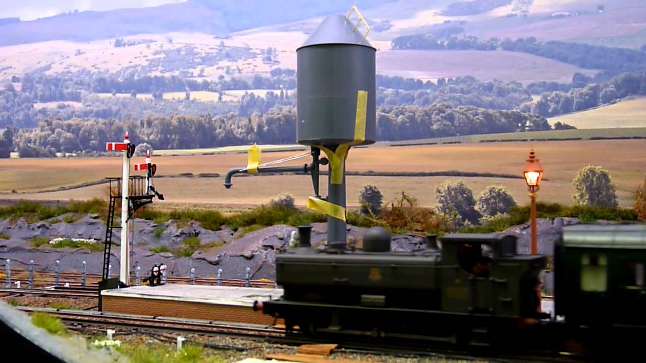 GWR water tower, Ratio REF. 528 with servo driven arm. - YouTube