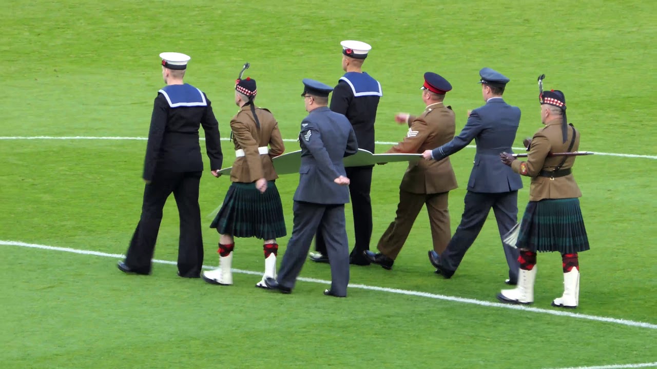 Ibrox Stadium - 04-NOV-17 - Remembrance [4K/UHD] - YouTube