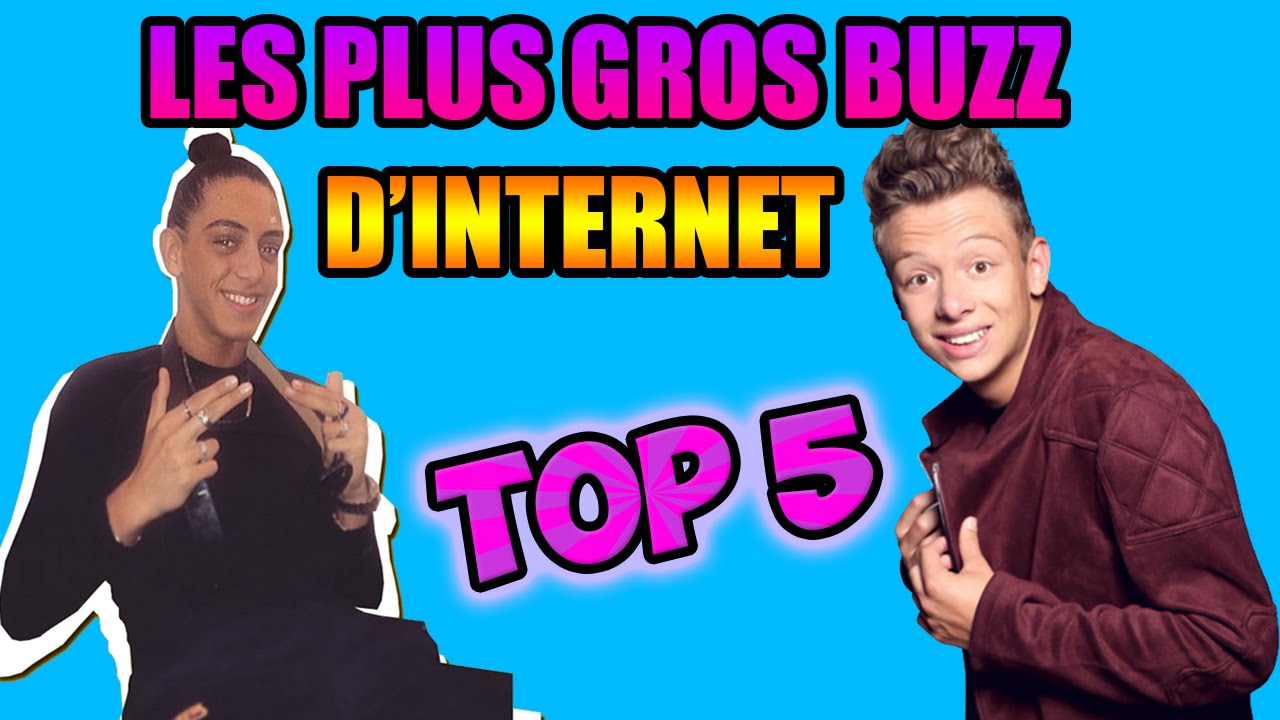 TOP 5 DES PLUS GROS BUZZ D'INTERNET! - YouTube