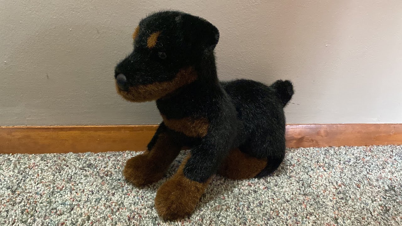 Douglas Cuddle Toy Fred The Rottweiler Plush Unboxing! My Biggest ...