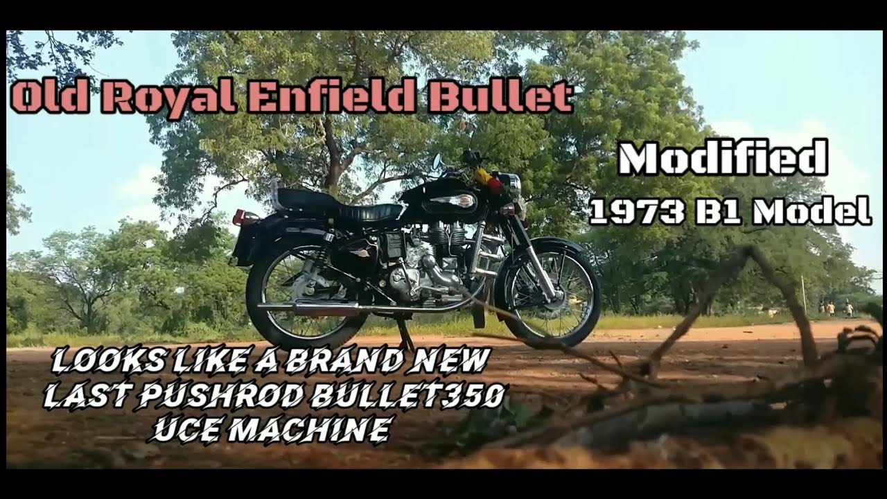 Modified 1973 B1 Model Vintage Old Royal Enfield Bullet l Looks like a ...