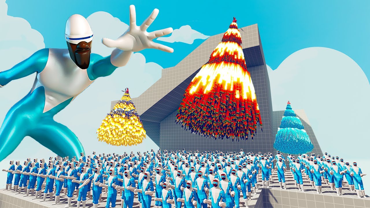 200x FROZONE vs 4x EVERY GOD - Totally Accurate Battle Simulator TABS ...