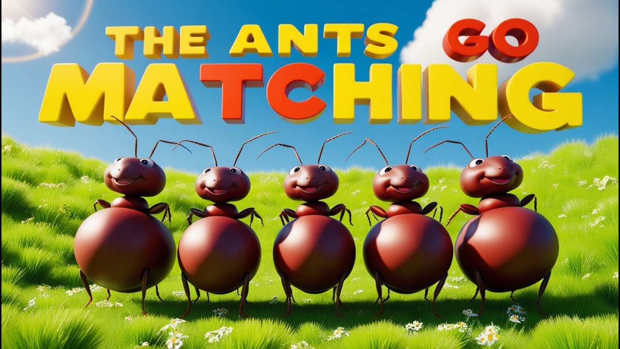 The Ants Go Matching One By One : A Joyful Journey II Popular Nursery ...