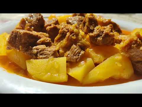 Əti bele bişirin.Pambıq kimi yupyumusaq ətli kartof resepti @leylaninsehirlimetbexi