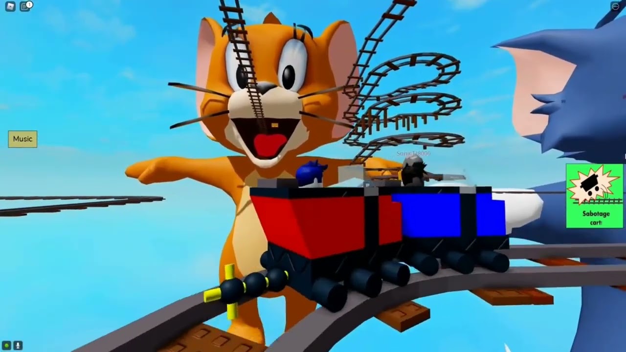 Roblox Tom And Jerry Cart Ride With Oggy And Jack _ - YouTube