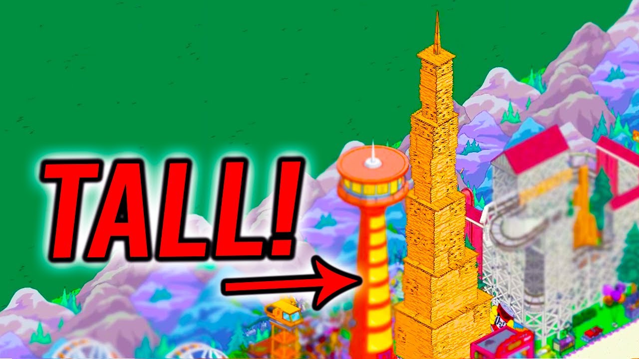Popsicle Stick Skyscraper In THE SIMPSONS? - YouTube