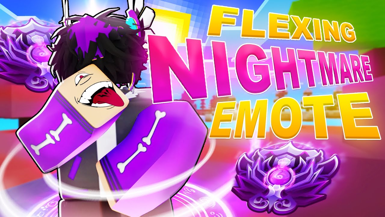 Flexing NIGHTMARE Emote After EACH KILL... (Roblox Bedwars) - YouTube
