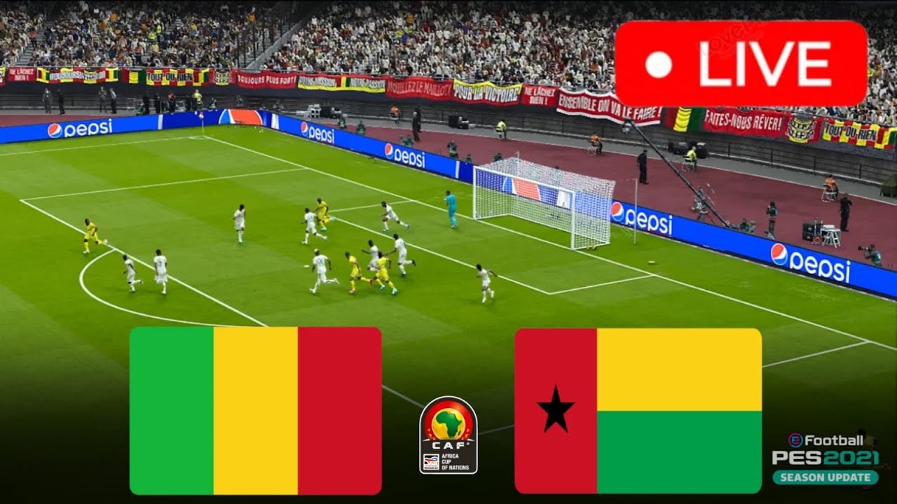 Mali vs Guinea Bissau LIVE 🔴 Africa Cup of Nations, Qualification ⚽ ...