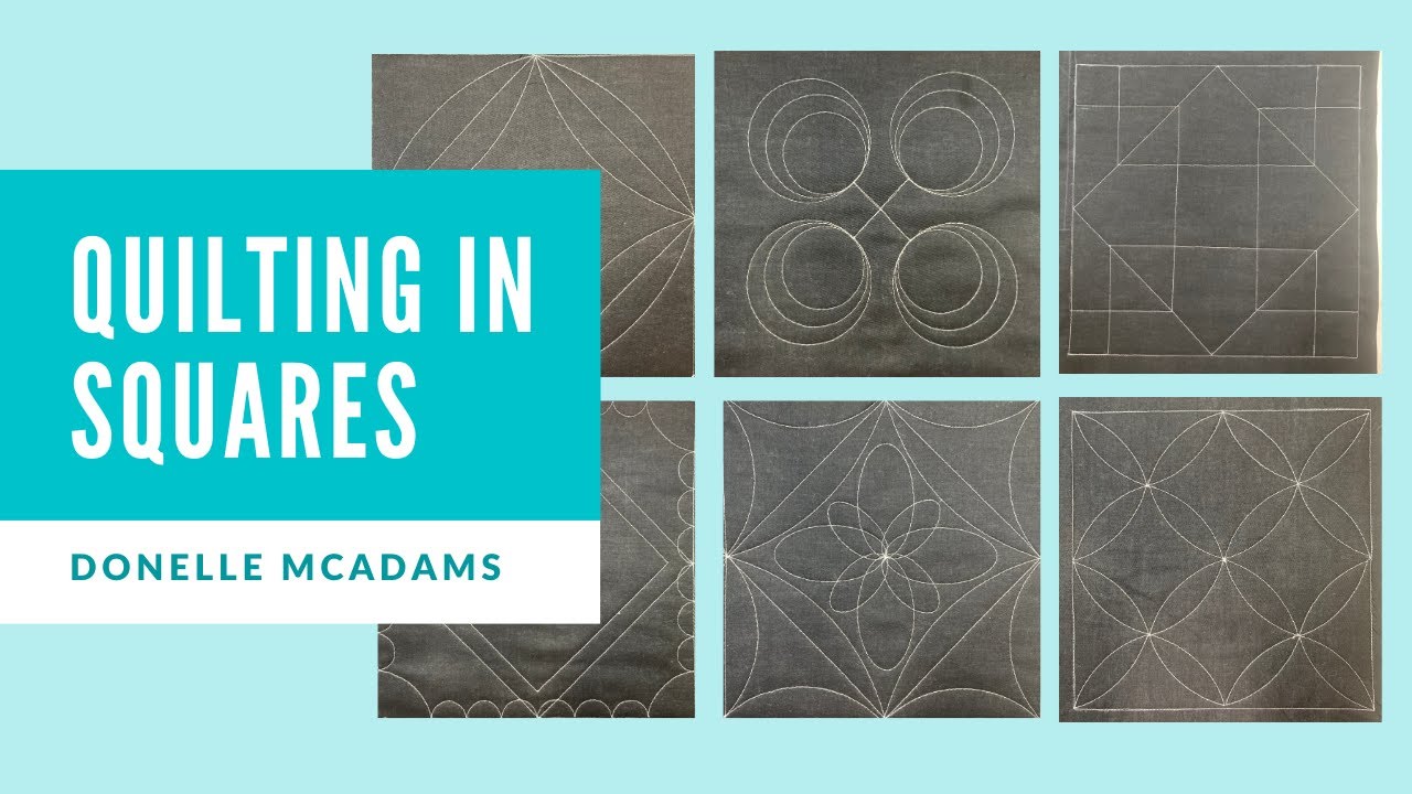 Quilting in Squares with Westalee Design Quilting Templates (October 17 ...