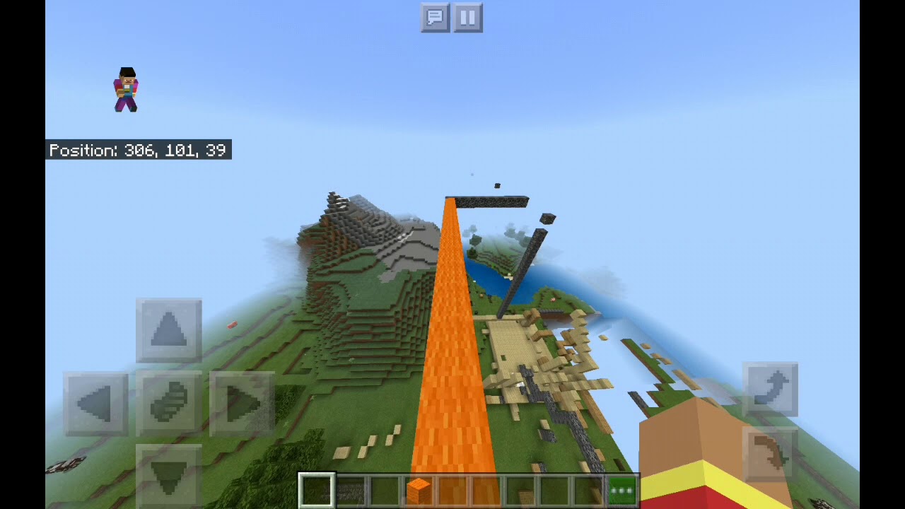 How to breezily bridge in MCPE (easy) - YouTube