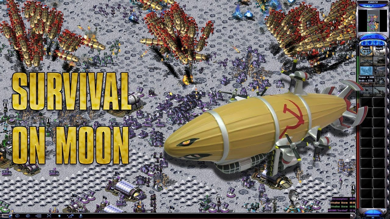 Red Alert 2 & Yuri's Revenge - SURVIVAL ON MOON - YouTube