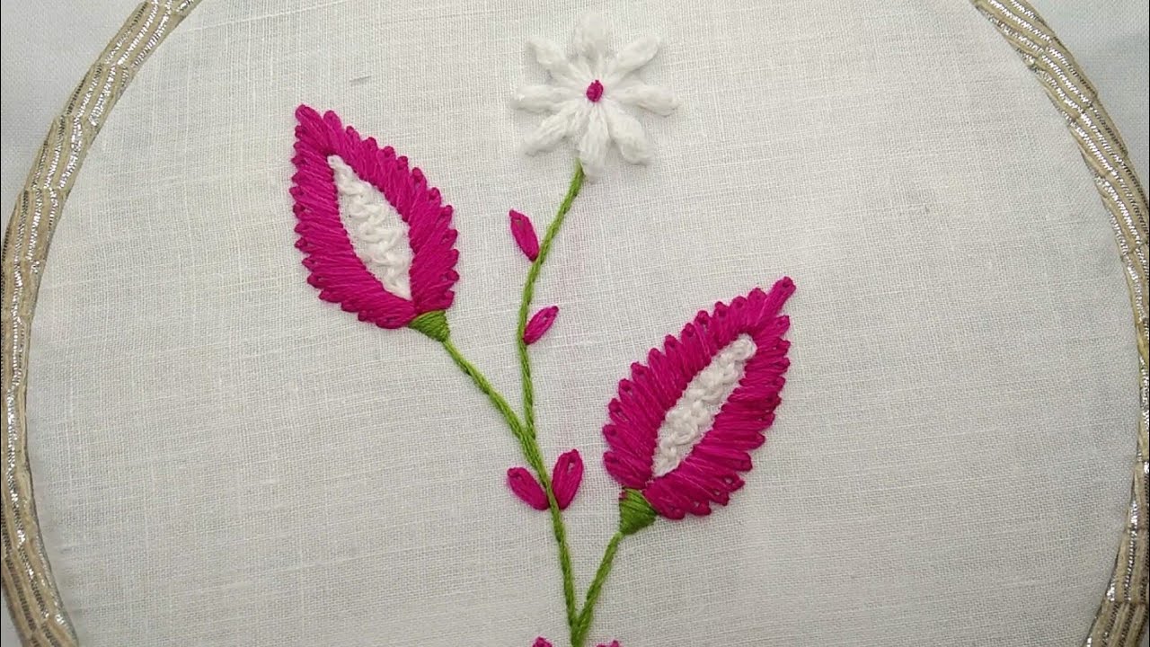 Flower Design Hand Embroidery | Hand embroidery flower designs for ...