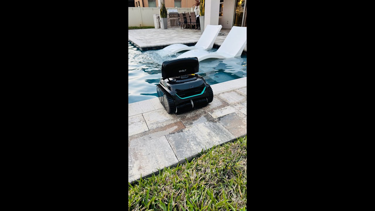 My Wybot C2 cleaned my pool! - YouTube