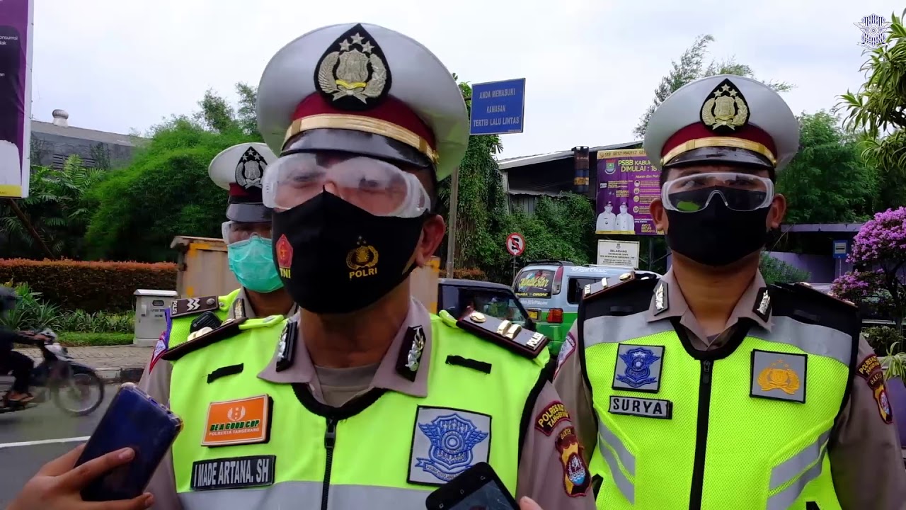 Satlantas Polresta Tangerang Sosialisasi Physical Distancing Khusus ...