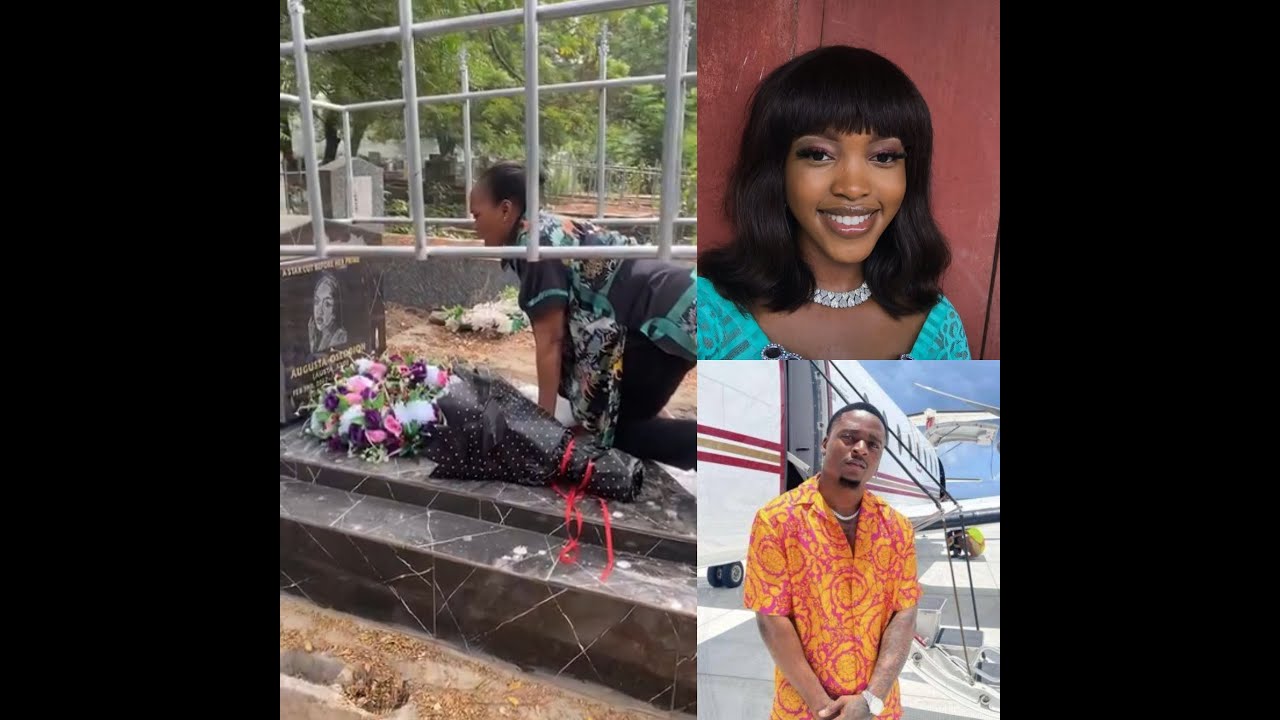 SNOW TV : Mother of slain influencer Augusta Osedion visits her grave ...