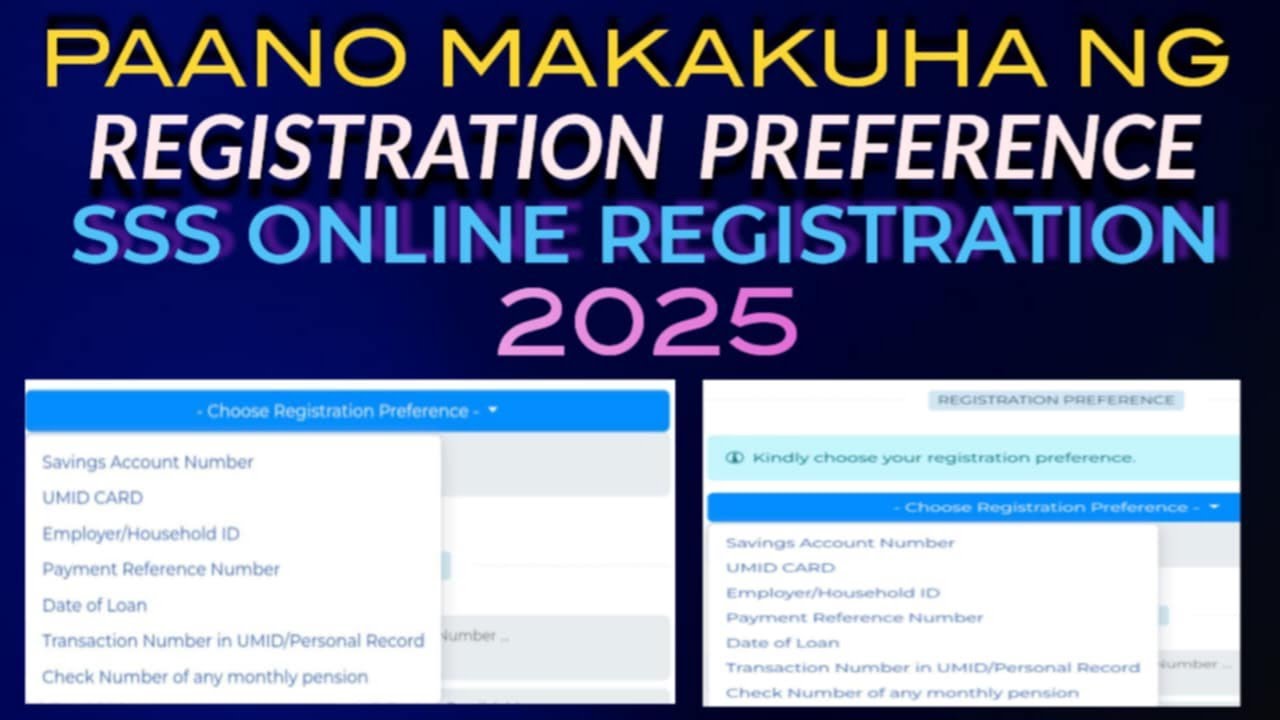 PAANO MAKAKUHA NG REGISTRATION PREFERENCE PARA MAKAGAWA NG USER ID AT ...