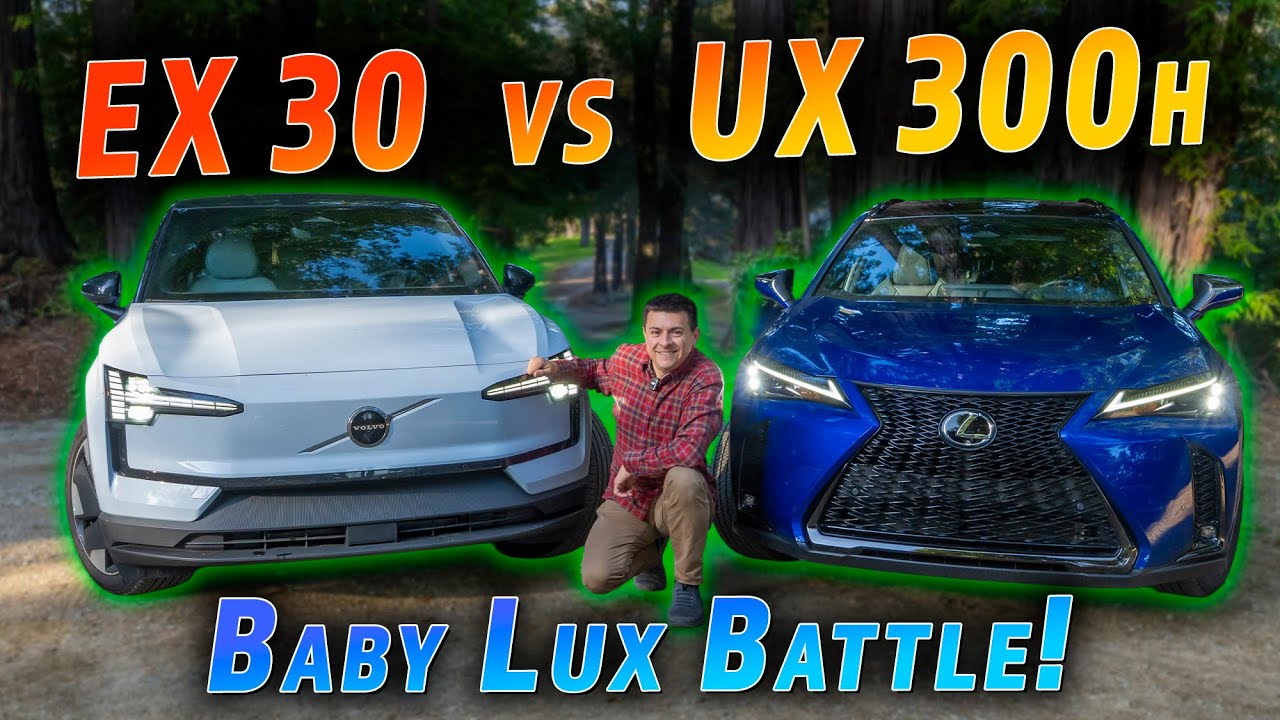2025 Lexus UX vs 2025 Volvo EX30 | Two Very Different Entry-Lux Hatches - YouTube