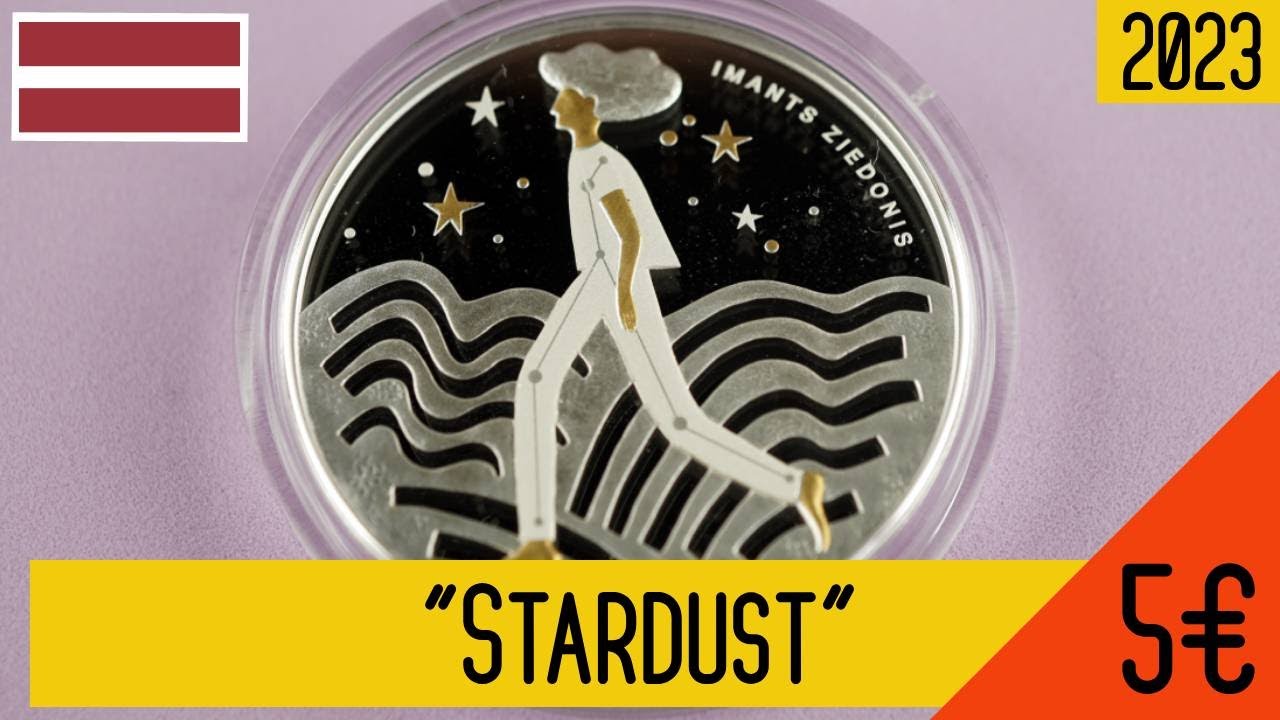 Stardust | 5 Euro coin | Latvia | #10 - YouTube