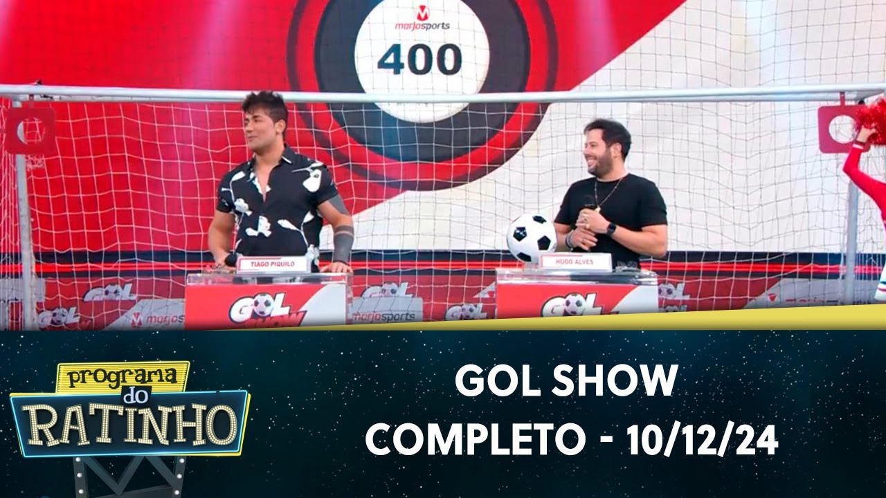 Gol Show com Hugo e Tiago | Programa do Ratinho (10/12/24) - YouTube