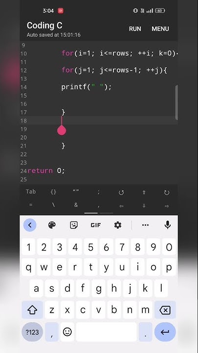 C Program Patterns Full Pyramid of Start #c_programming_patterns #c_language - YouTube
